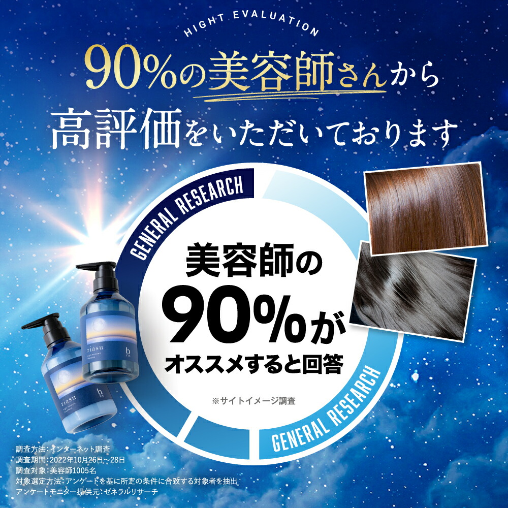★20％OFFクーポン 11/30(木)23:59まで★【楽天1位】riasu リアス ナイト モイスチャー シャンプー トリートメント セット 各1本 [ 美容室専売品 ナイトケア 保湿 ...