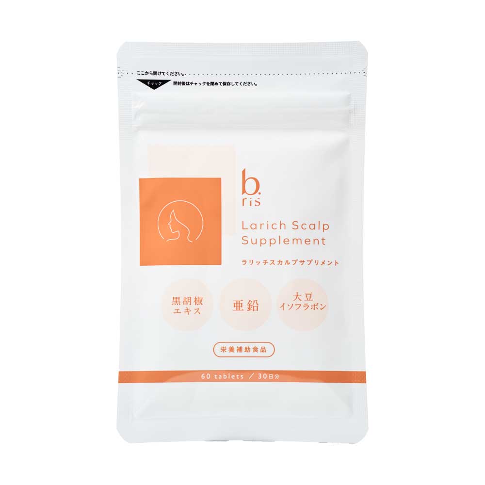 【楽天市場】ラリッチスカルプ サプリメント サプリ b.ris ビーリス 育毛サプリ｜ アミノ酸 ビタミンD 亜鉛 ケラチン ブロッコリースプラウト：b.ris 楽天市場店