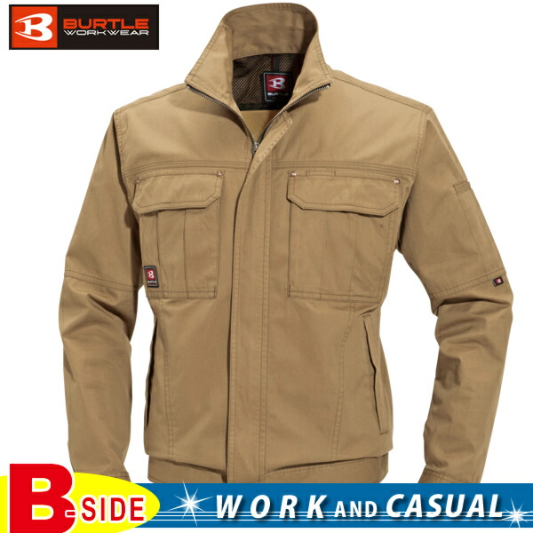 【楽天市場】バートル【BURTLE】ジャケット【MENS メンズ】火や熱を扱う作業に適した綿100％素材を使用 8031：B-SIDE