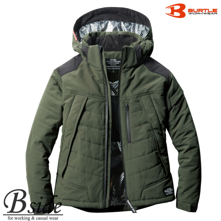 【楽天市場】バートル【BURTLE】防風ジャケット（大型フード付き）【 THERMO CRAFT】 5270 バッテリーを使った発熱テクノロジー 電熱ヒートジャケット アウトドア 防寒 （男女 ...