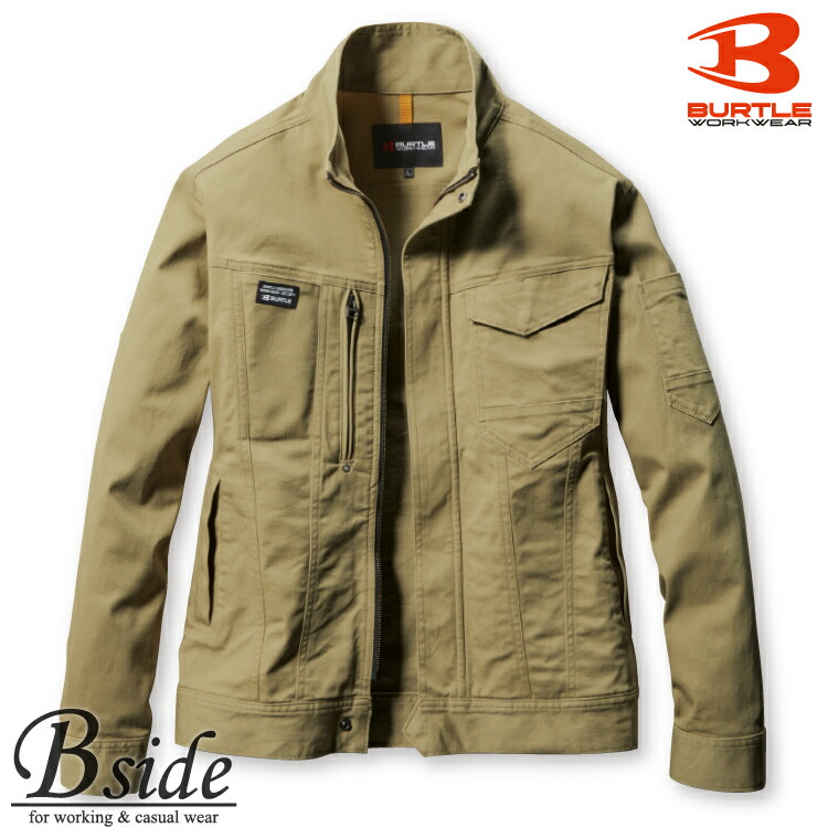 【楽天市場】バートル【BURTLE】ジャケット 681 ストレッチコットン素材で程よくフィットするテーパードシルエット ジャンパー 男女ユニセックス 【2024秋冬新商品】：B-SIDE