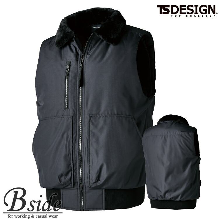 【楽天市場】藤和【TSDESIGN】ウィンターフライトベスト【KNICKER'S】 46328 防風裏ボア仕様 軽量で高強度な防寒ウエアシリーズ 防寒服 鳶 【2024秋冬新商品】：B-SIDE