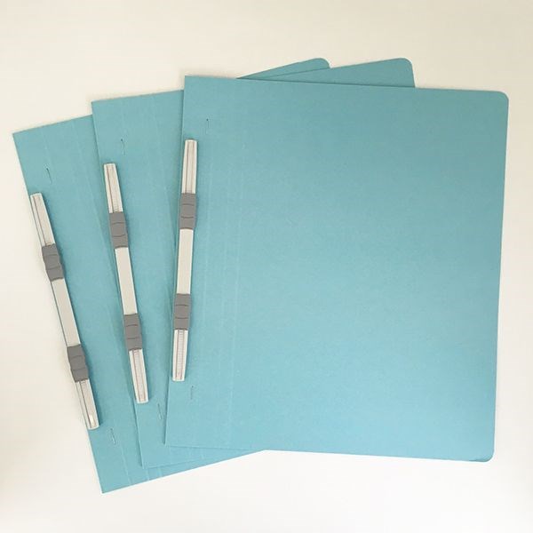 【楽天市場】フラットファイル 紙製 A4サイズ用 ブルー 3冊入：100円雑貨＆日用品卸-BABABA