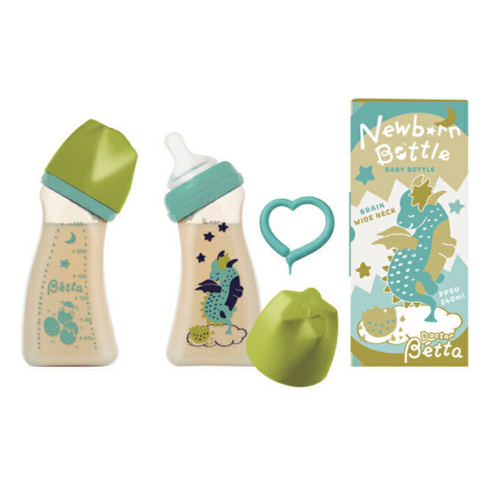 【楽天市場】2024年新作【Betta ベッタ】哺乳瓶 ブレイン 広口 ニューボーンボトル 240mll 干支 辰年 PPSU製ボトル ほ乳びん 授乳 出産準備 出産祝い ギフト プレゼント ...