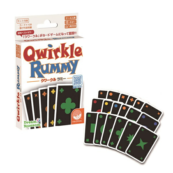 【楽天市場】クワークルラミー マインドウェア ドリームブロッサム カードゲーム Qwirkle Rummy 【※北海道・沖縄及び離島は対応外 ...