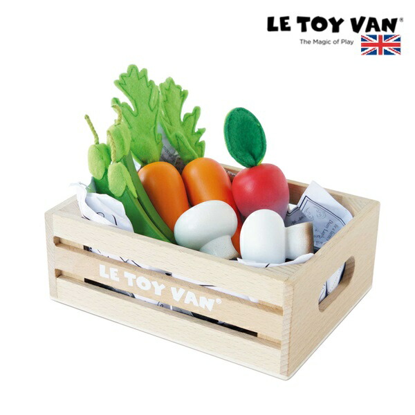 【楽天市場】おかいものごっこ ベジタブルセット 木箱付き TV019B ル・トイ・ヴァン(LETOYVAN) 【北海道・沖縄及び離島発送不可 ...