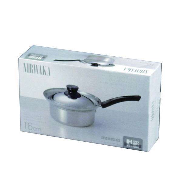 【楽天市場】カクセー NW-05 NIRWAKA -ニルワーカ- IH対応 ステンレス製吹きこぼれにくい湯切り鍋 16cm：ウービルストア