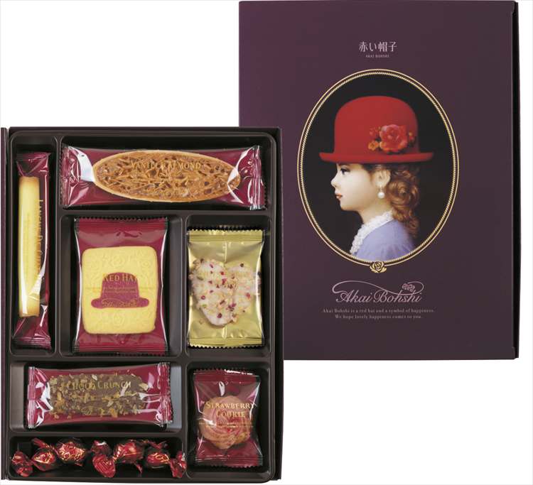 【楽天市場】赤い帽子 パープル 16192 7種17個入 クッキー チョコ アーモンド 詰め合わせ お菓子 洋菓子 焼き菓子 スイーツ ...