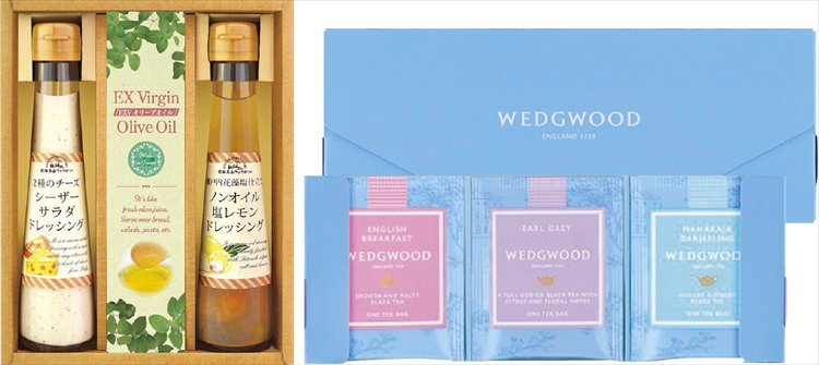 【楽天市場】飛騨高山ファクトリー ドレッシングとウェッジウッド紅茶セット DW-25 サラダドレッシング オリーブオイル ティーバッグ ...