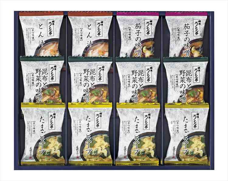 【楽天市場】ろくさん亭 道場六三郎 フリーズドライ ギフト MG-20 みそ汁 味噌汁 お吸い物 インスタント 即席 詰め合わせ セット ...