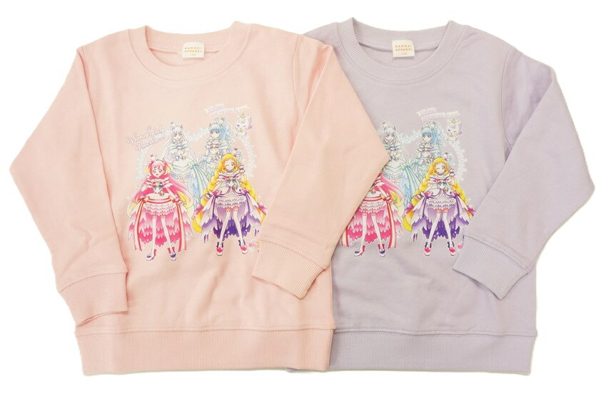 【楽天市場】BANDAIわんだふるぷりきゅあ！スウェットシャツ プリキュア＆ニコ長袖裏起毛トレーナーFG8966本体綿100%：ナカムラ ...