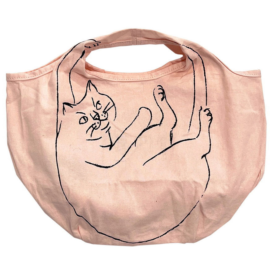 【楽天市場】エコバッグ ROOTOTE NA.ルーショッパーミニマルシェ-B おしゃれでかわいい猫のトートバッグ！ 猫 ねこ ネコ neko イラスト トートバッグ 折りたたみ 収納コンパクト ...