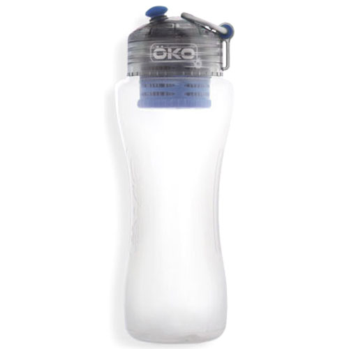 【楽天市場】ろ過機能付きボトル OKO ドリンクボトル 650ml 水筒 オコ Filtration Water Bottle シー ブルー ...