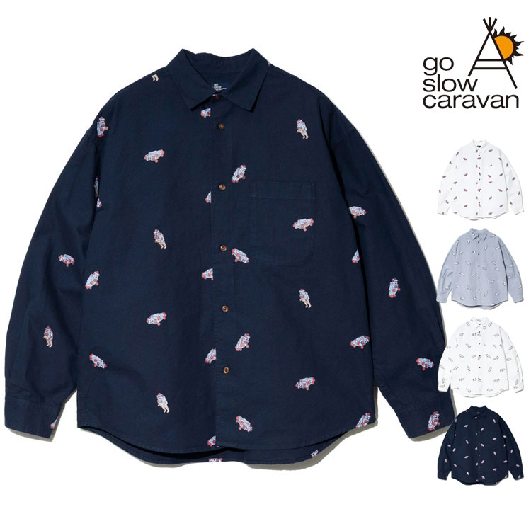 楽天市場】go slow caravan コーデュロイ 長袖シャツ 神出鬼没