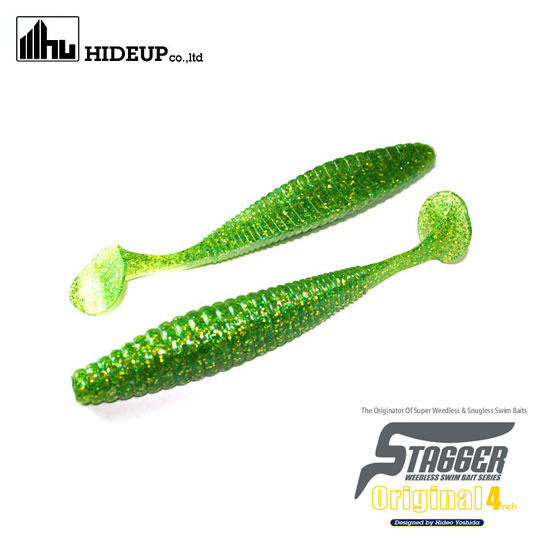 【楽天市場】ハイドアップ スタッガーオリジナル SWカラー 4inch HIDEUP STAGGER ：Lure＆Boats Back Lash