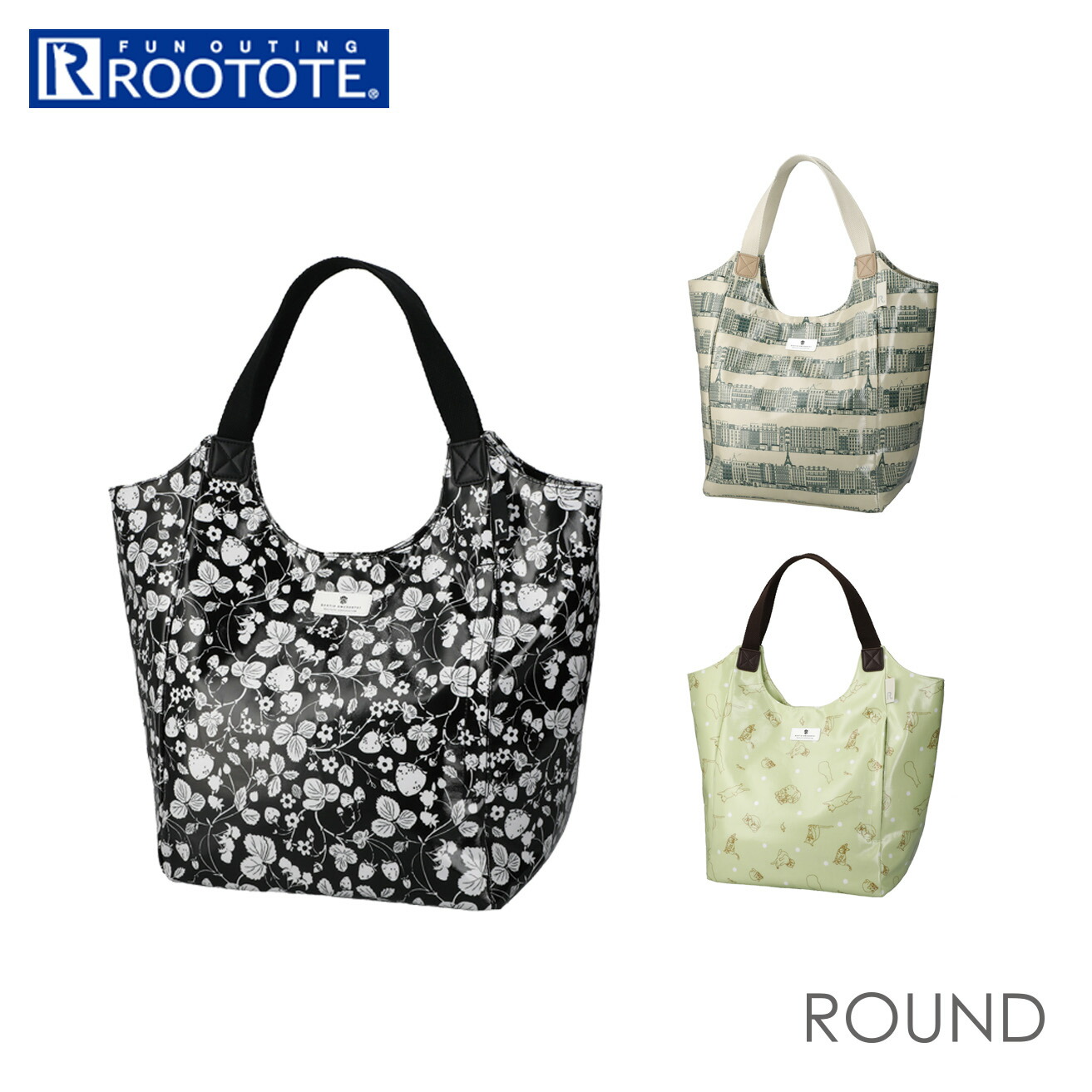 【楽天市場】ルートート トートバッグ 通販 ROOTOTE レディース 大きめ 通勤 通学 大容量 ポケット マチ広 おしゃれ シンプル 大人 かわいい 肩掛け 軽量 軽い 撥水 雨の日 ...