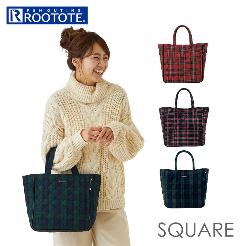 【楽天市場】ルートート トートバッグ ROOTOTE 1346 通販 トート バッグ 小さめ レディース レッスンバッグ おけいこバッグ お稽古バッグ キルティング チェック タータンチェック ...