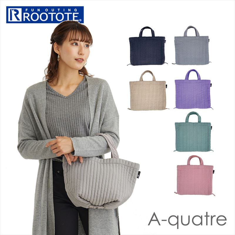 【楽天市場】ルートート トートバッグ ROOTOTE 1230 通販 SC.A4ワイド.イブル トートバック A4 手提げ 手持ち キルティング 舟形 薄型 布 レディース おしゃれ かわいい ...