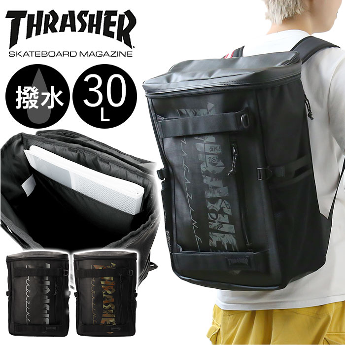 【楽天市場】THRASHER スラッシャー スクエアリュック 30L 通販 スクエア リュック リュックサック デイパック バックパック ...