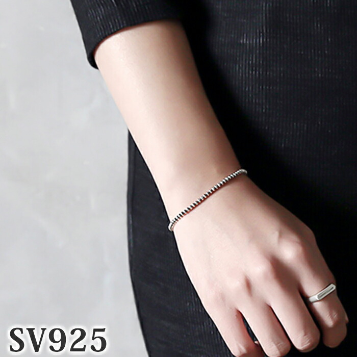 【楽天市場】シルバー925 ブレスレット 通販 チェーンブレスレット シルバーチェーン アクセサリー アクセ ブレス レディース メンズ シルバーアクセサリー 腕輪 巾着付き サイズ調整 ...