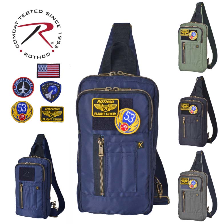 【楽天市場】ショルダーバッグ ボディーバッグ ミニショルダー 小型 ブランド ROTHCO ロスコ 45080 軽量 パッチ ワッペン ...