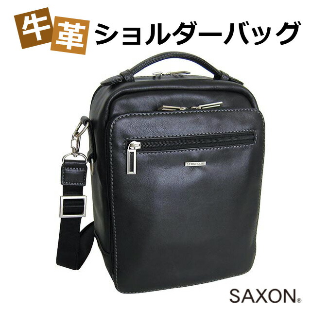 楽天市場】本革 ショルダーバッグ メンズ SAXON サクソン 牛革