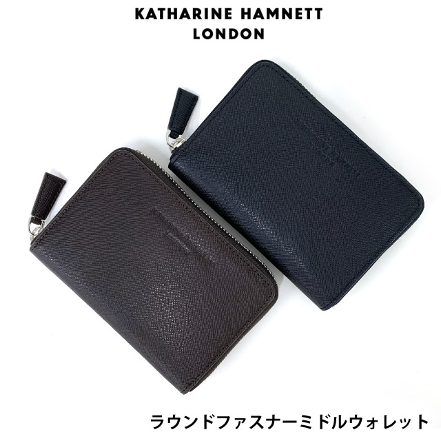 楽天市場】メンズ財布 二つ折り KATHARINE HAMNETT キャサリンハム