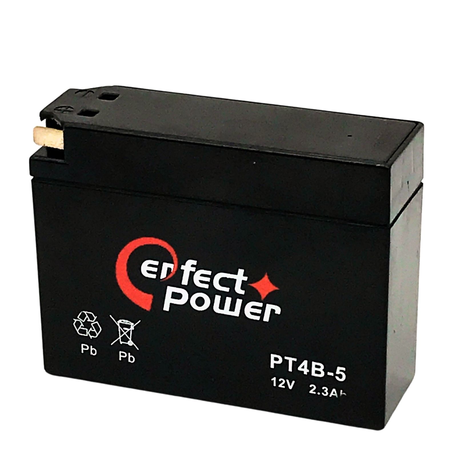 【楽天市場】パーフェクトパワー PT4B-5 充電済バイクバッテリー【互換 YT4B-5 YT4B-BS GT4B-5 FT4B-5 GT4B ...