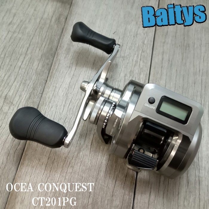 【楽天市場】25オシアコンクエスト CT 201PG 【在庫あり・即納 】 ローギア 左ハンドル シマノ カウンター付 OCEACONQUEST リール ジギング タイラバ フォールレバー ...