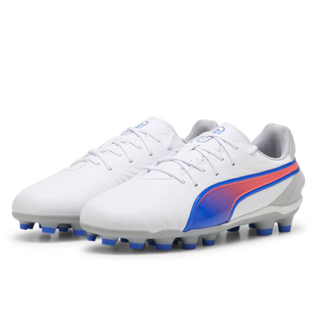 【楽天市場】39％OFF！ プーマ サッカースパイク ジュニア プーマ キング マッチ HG + Mid Jr プーマホワイト 土 人工芝 ...