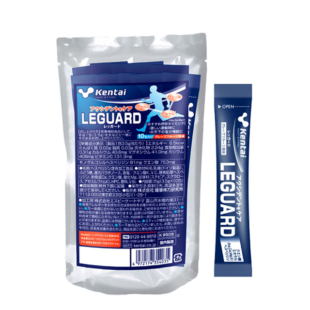 【楽天市場】【ケンタイ/Kentai】 LEGUARD レッガード グレープフルーツ風味 3.5g×10包 K9505：BallClub 楽天市場店