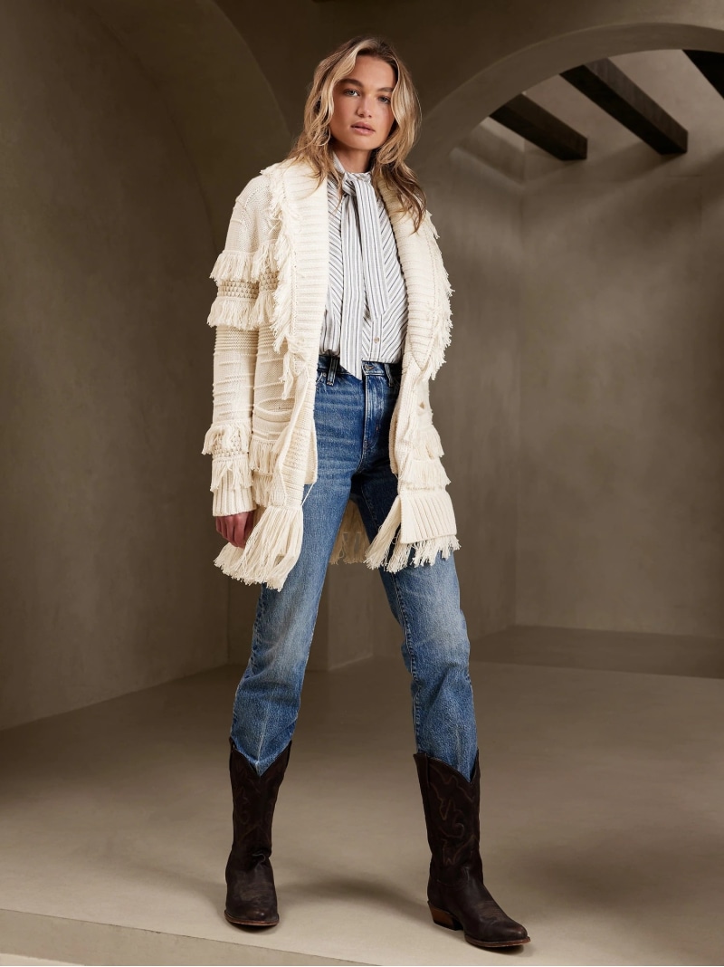 【楽天市場】【SALE／69%OFF】(W)Mesaフリンジカーディガン BANANA REPUBLIC バナナ・リパブリック ジャケット ...