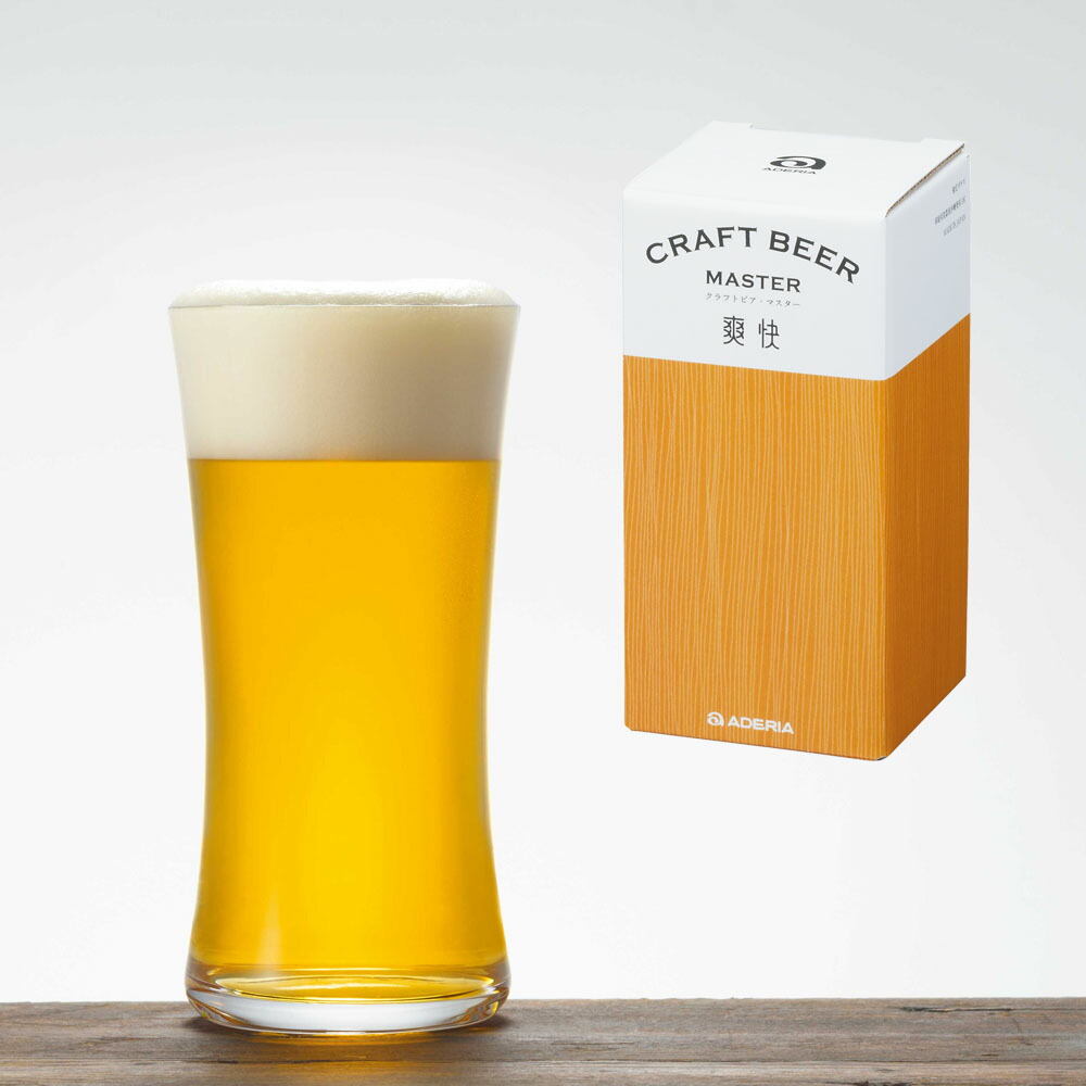 【楽天市場】クラフトビア・マスター ビヤグラス (爽快) 345ml 爽快なのど越し アデリア (ADERIA) ビールグラス：Bar and Wine Accessory