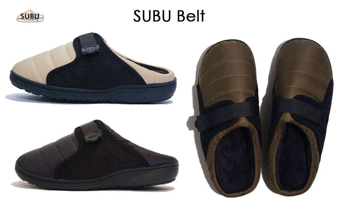 【楽天市場】SUBU スブ SUBU BELT ベルト 送料無料 正規品 ラッピング無料 中綿サンダル 暖かスリッポン 冬 ルームシューズ ダウンサンダル ボア アウトドア レディース メンズ ...