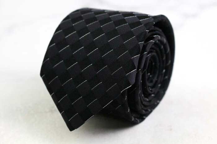 【楽天市場】ジョンピアース ブランド ネクタイ シルク チェック柄 PO メンズ ブラック JOHN PEARSE 【中古】：barce