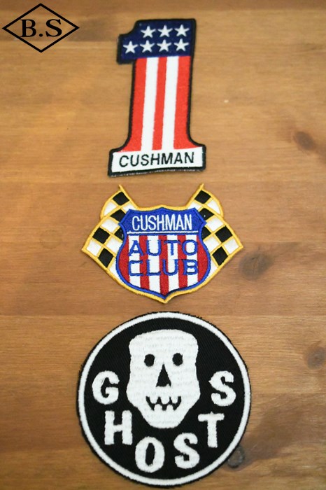 【楽天市場】【期間限定ポイント5倍】クッシュマン ワッペン CUSHMAN EMBROIDERY PATCH 3：BarnStormer3号店