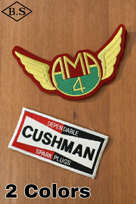 【楽天市場】【期間限定ポイント5倍】クッシュマン ワッペン CUSHMAN EMBROIDERY PATCH 4：BarnStormer3号店