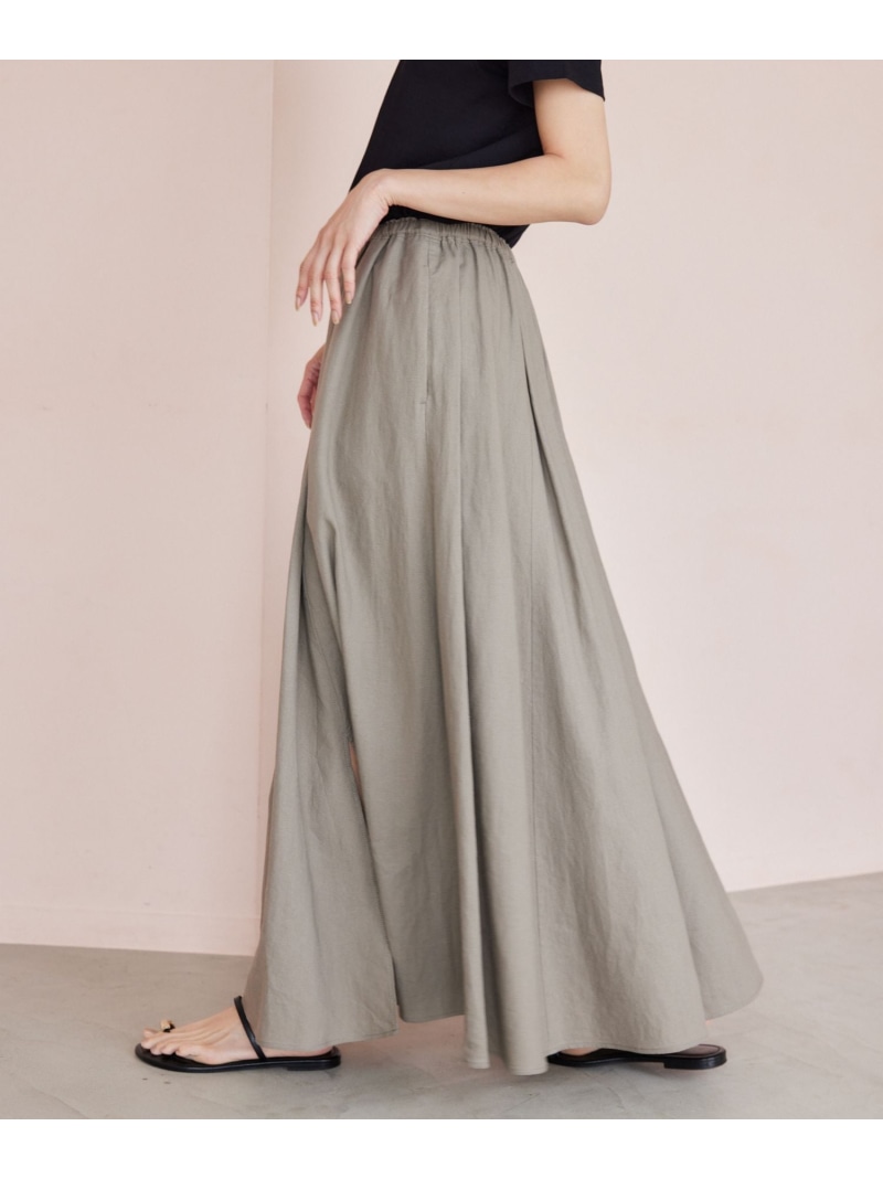 【楽天市場】【SALE／20%OFF】リネンイージーマキシスカート＜ハンドウォッシャブル＞【WEB限定カラー】 BARNYARDSTORM バンヤードストーム スカート ロング・マキシスカート ...