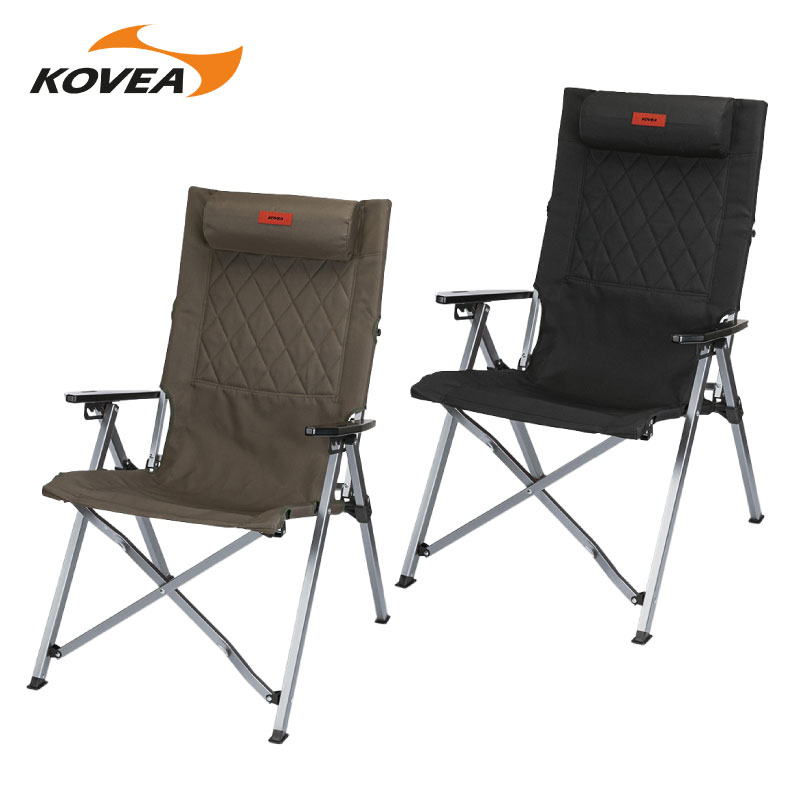 【楽天市場】【正規販売】KOVEA コベア RECLINER RELAX CHAIR BLACK MOSS GREEN リクライナーリラックス ...