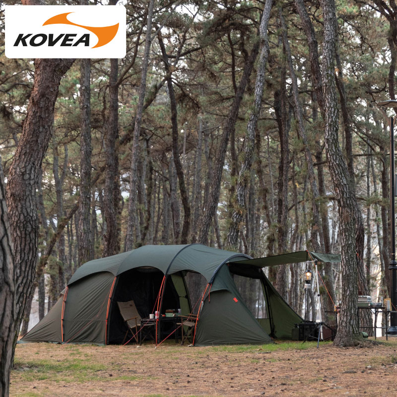 【楽天市場】【正規販売】KOVEA コベア GHOST PLUS Khaki ゴーストプラス カーキ テント 大型 トンネル型 オールシーズン アウトドア キャンプ バーベキュー：バロネスアウトドア