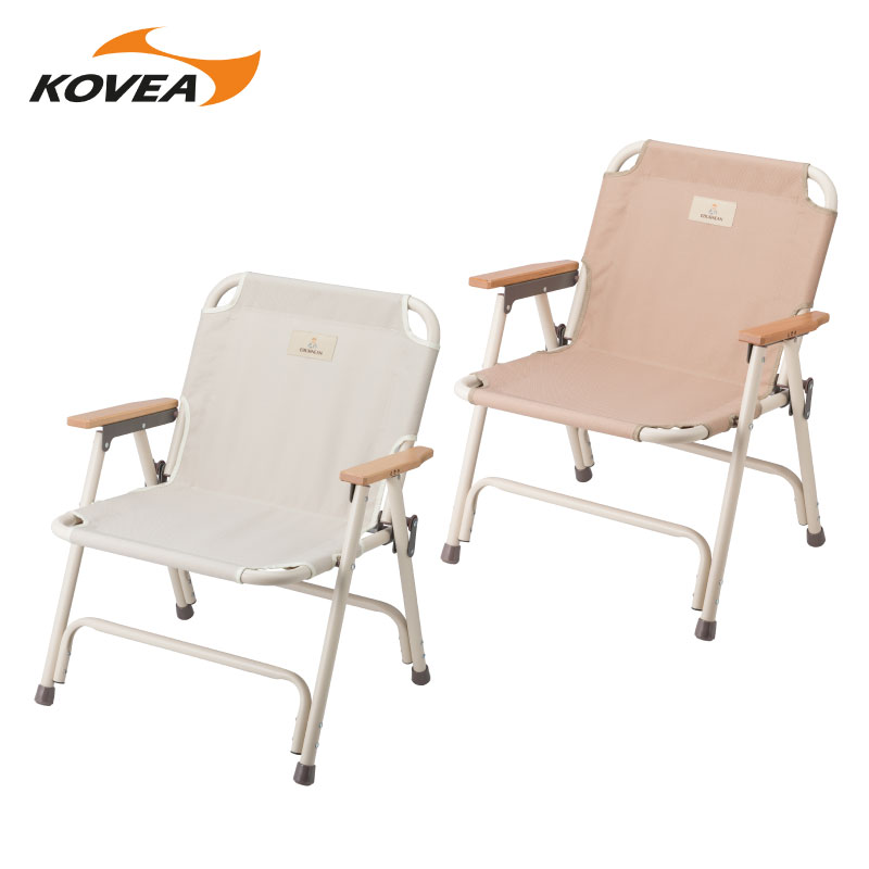 【楽天市場】【正規販売】KOVEA コベア EBURNEAN MIGNON CHAIR light brown ivory エバーニン ...