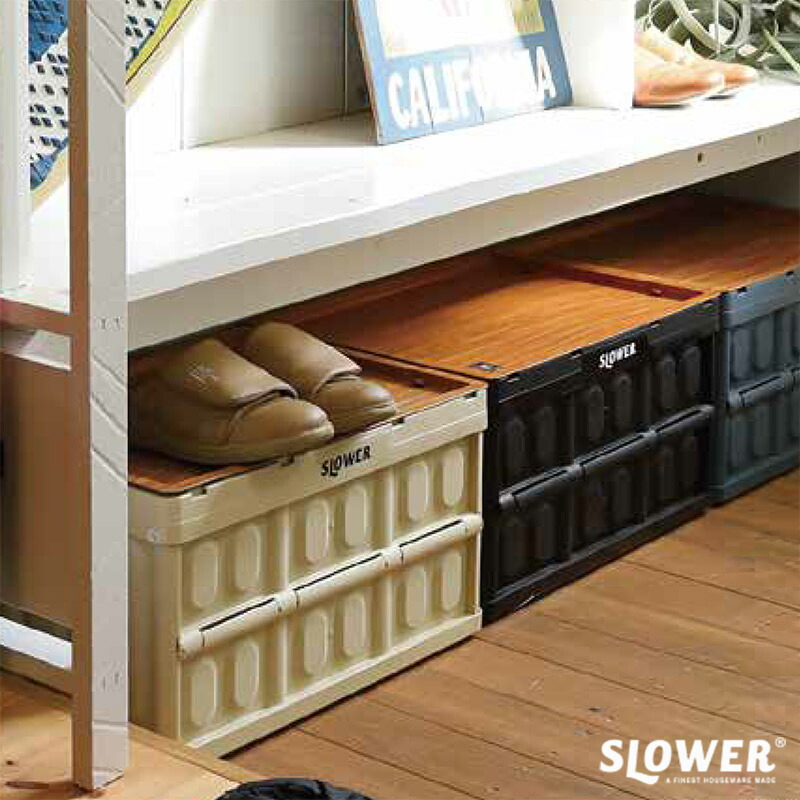 【楽天市場】SLOWER スロウワー TABLE TOP Steer テーブルトップ スティア WOOD フタ コンテナー アウトドア ...