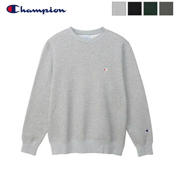 【楽天市場】[WINTER SALE 30%OFF] Champion チャンピオン メンズ クルーネックスウェットシャツ ベーシック ...