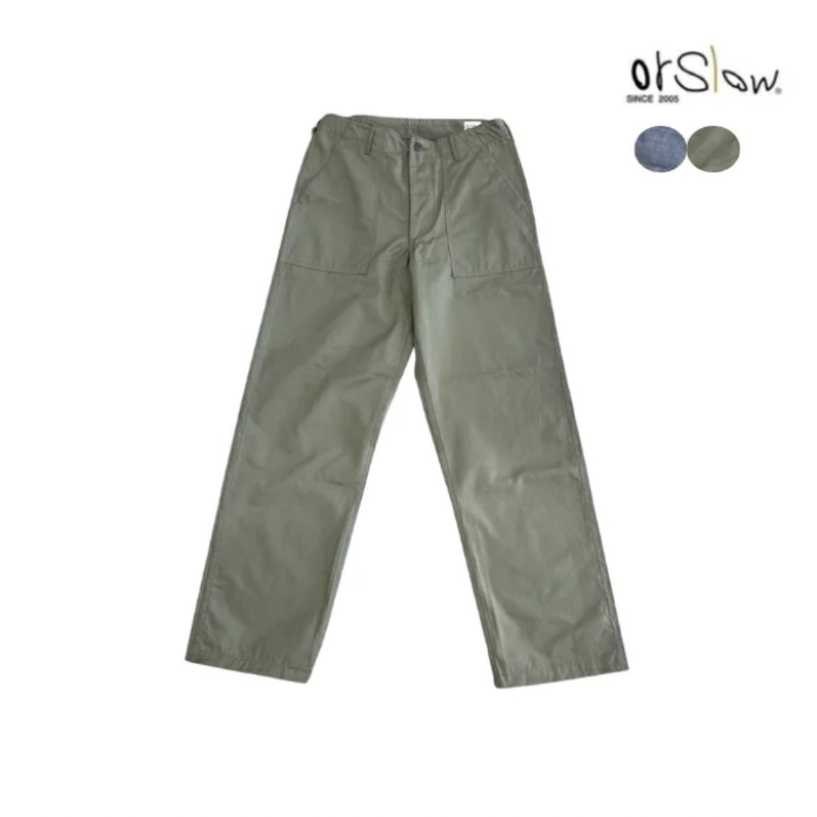 【楽天市場】【SALE 20%OFF】orslow オアスロウ CHAMBRAY FATIGUE PANTS シャンブレー ファティーグ ...