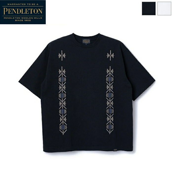 【楽天市場】[2025ss新作] PENDLETON ペンドルトン ユニセックス EMBティ Tシャツ 吸汗性 速乾性 刺繍 半袖 トップス ...
