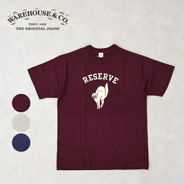 楽天市場】ウェアハウス WAREHOUSE フロッキープリント 半袖 Tシャツ