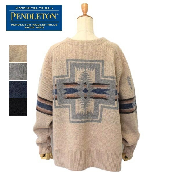 【楽天市場】レディース PENDLETON ペンドルトン Wide Vneck Cardigan カーディガン 羽織 ウールカーディガン ネイティブ柄 2575-0101：倉敷ビッグアメリカンショップ
