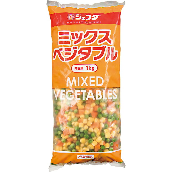 【楽天市場】JFDA冷凍 ミックスベジタブル 1kg：BASE544