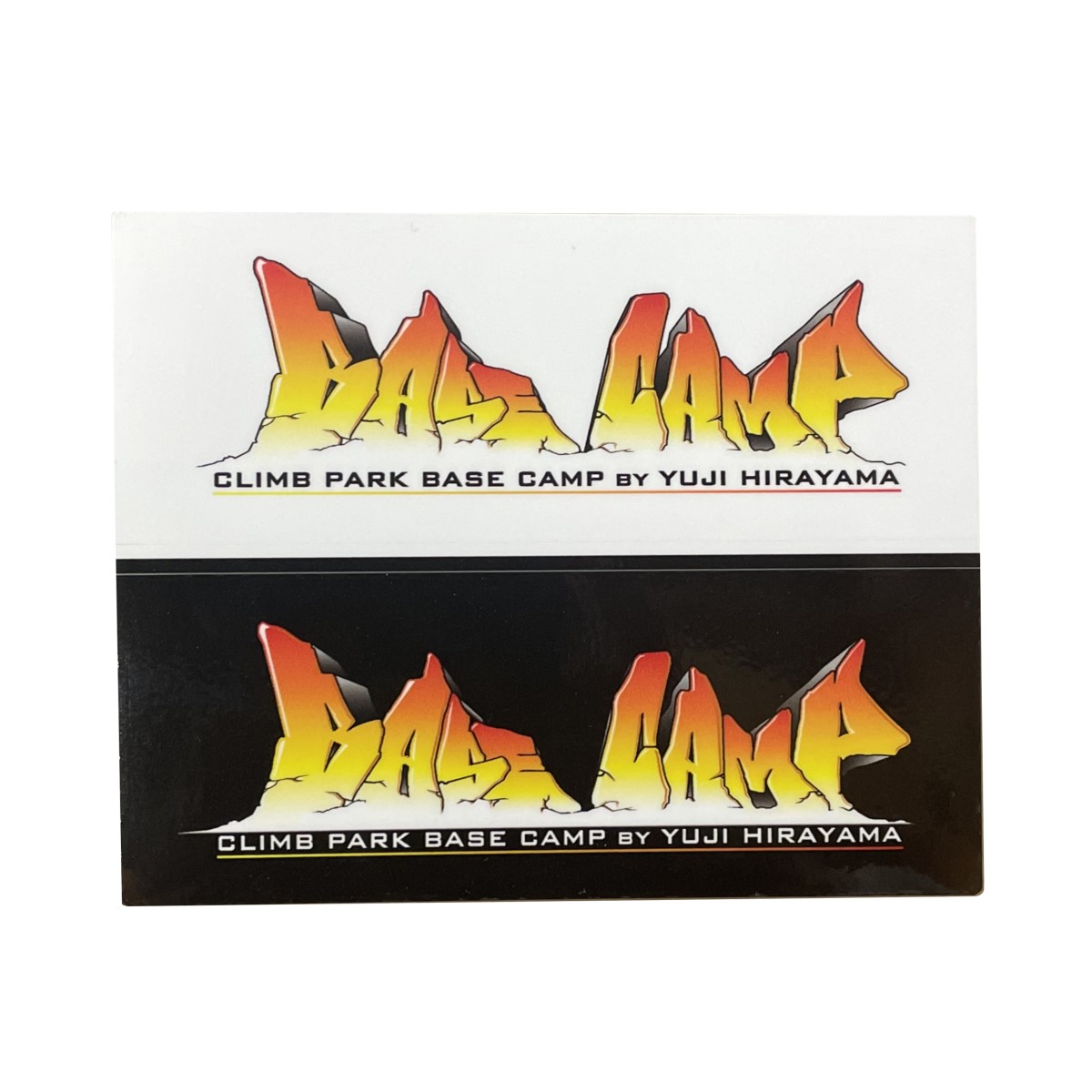 【楽天市場】【 Base Camp ロゴステッカー 白黒2色1セット 】 アクセサリー その他のアクセサリー ステッカー クライミング ...