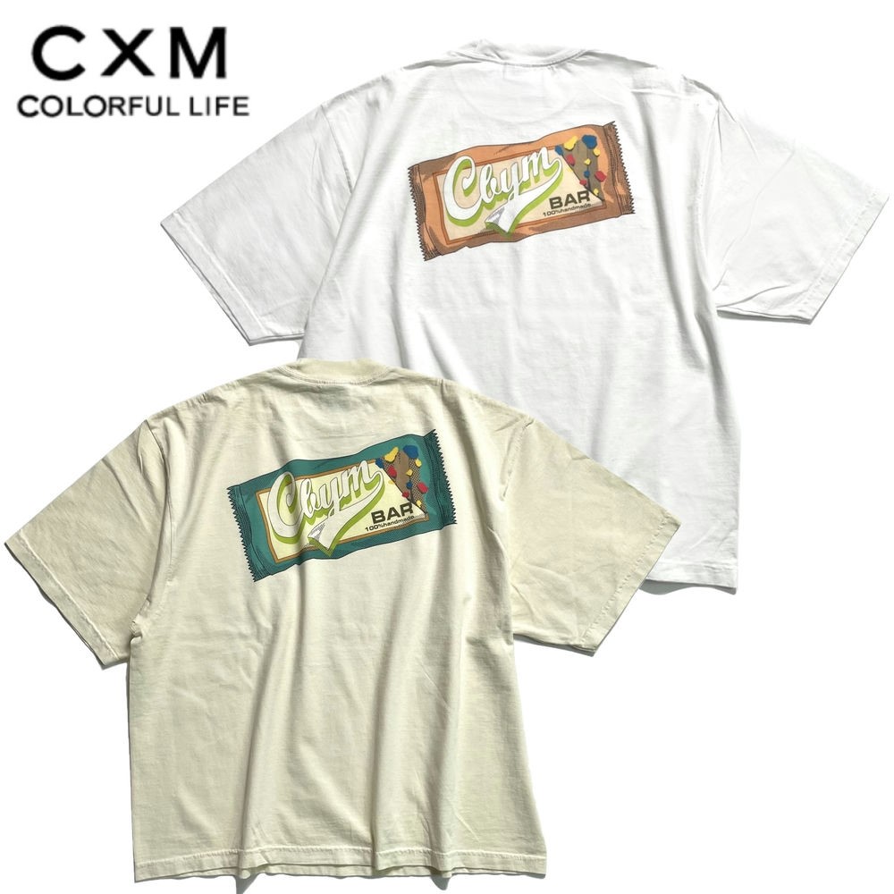 【楽天市場】【 CXM シーバイエム Cbym BAR print T-SHIRT 】 国産オーダーメイドチョークバックブランド CXMの ...